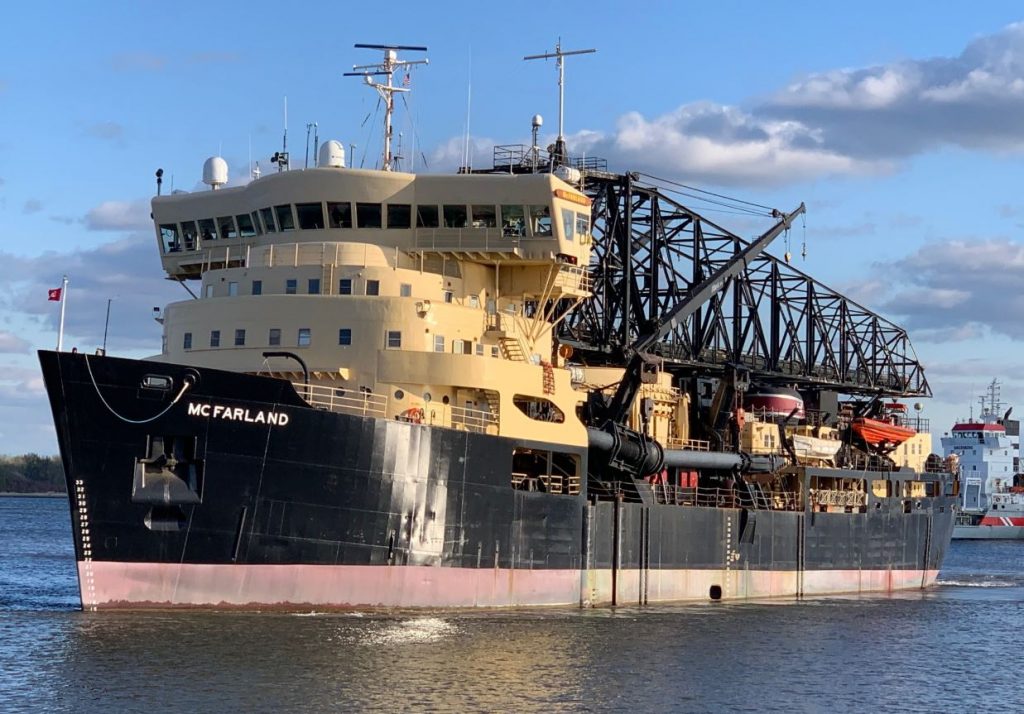PHOTO: McFarland Ready for Delaware River Dredging - Dredging Today