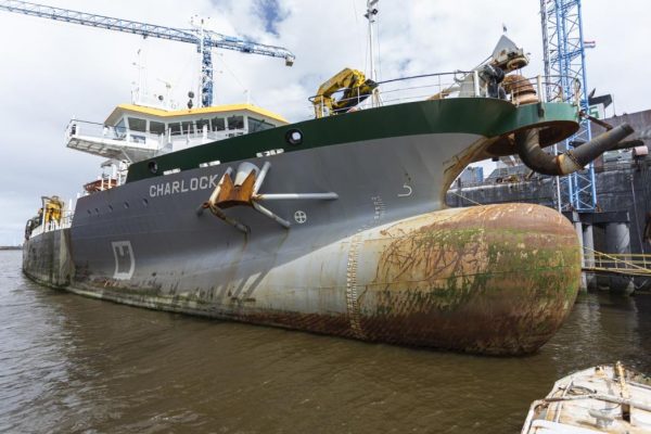 TSHD Charlock at Royal Niestern Sander shipyard - Dredging Today
