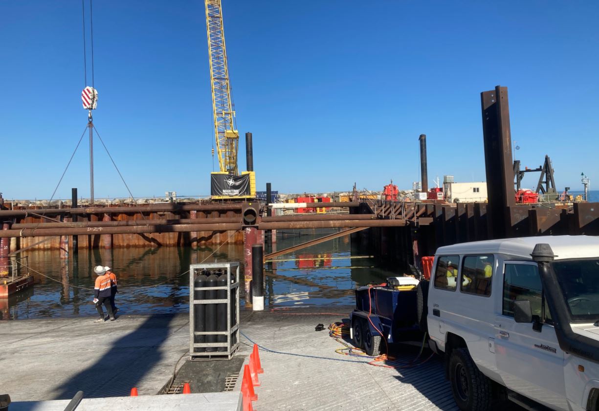 Work on West Beach Boat Ramp upgrade nears end - Dredging Today