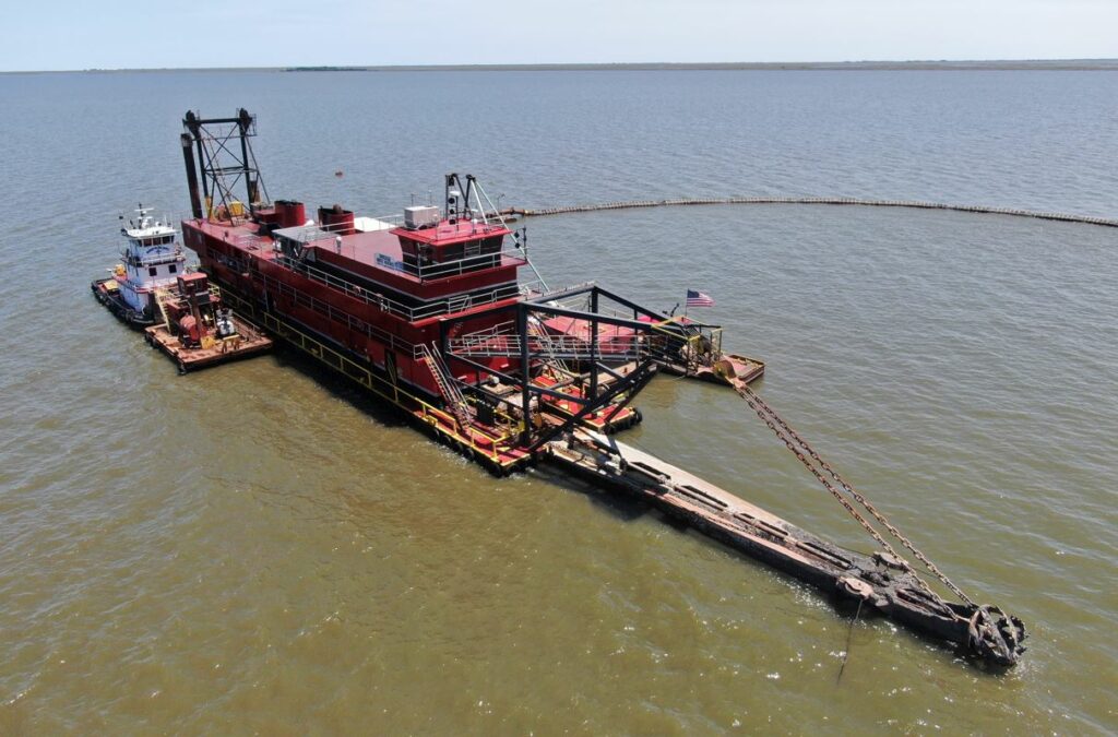 Louisiana's largest-ever marsh creation project underway - Dredging Today