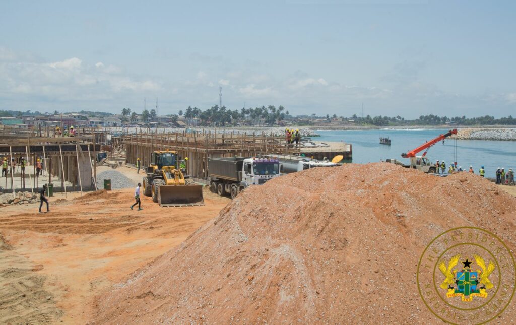 Elmina Harbour expansion nears end - Dredging Today