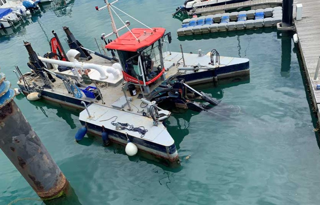 ML Dredging almost done with Brighton Marina repairs - Dredging Today