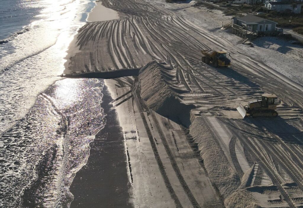 USACE wrapping up work in the North Topsail Beach - Dredging Today