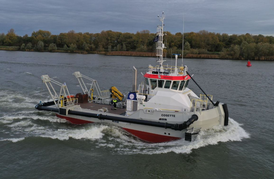 Jan De Nul's water injection dredger Cosette on the run - Dredging Today