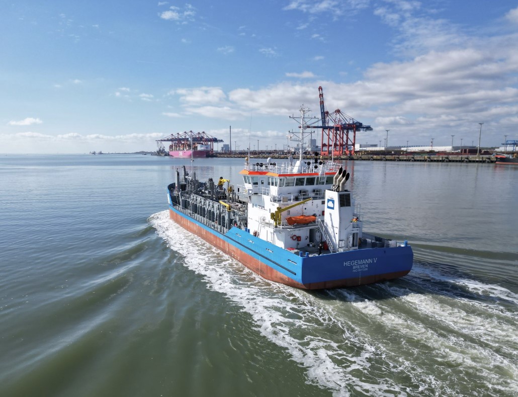 The first mission of dredger Hegemann V is underway - Dredging Today