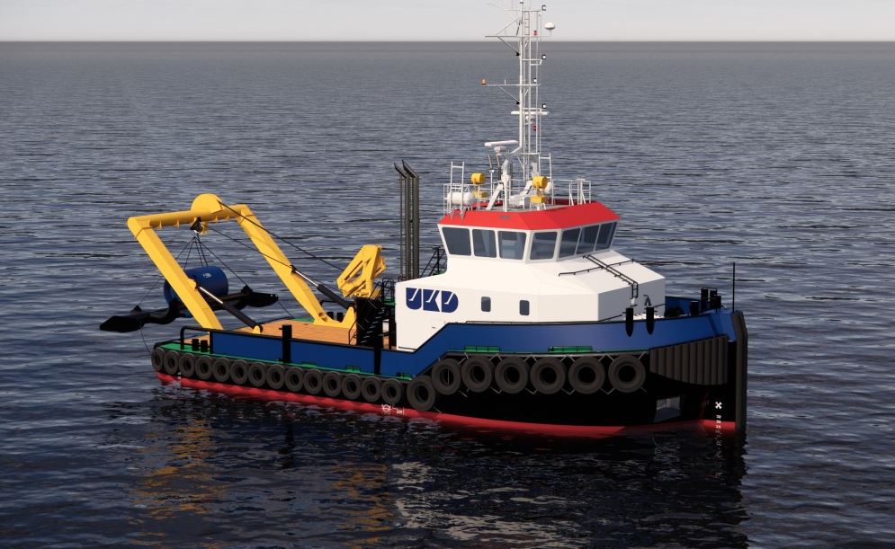 HollandMT Delivers Spud Design for Backhoe Dredger - Dredging Today