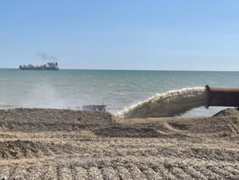 Replenishing the Lydd Ranges with new shingle - Dredging Today
