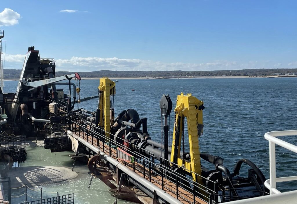 Town Neck Beach gets new sand - Dredging Today