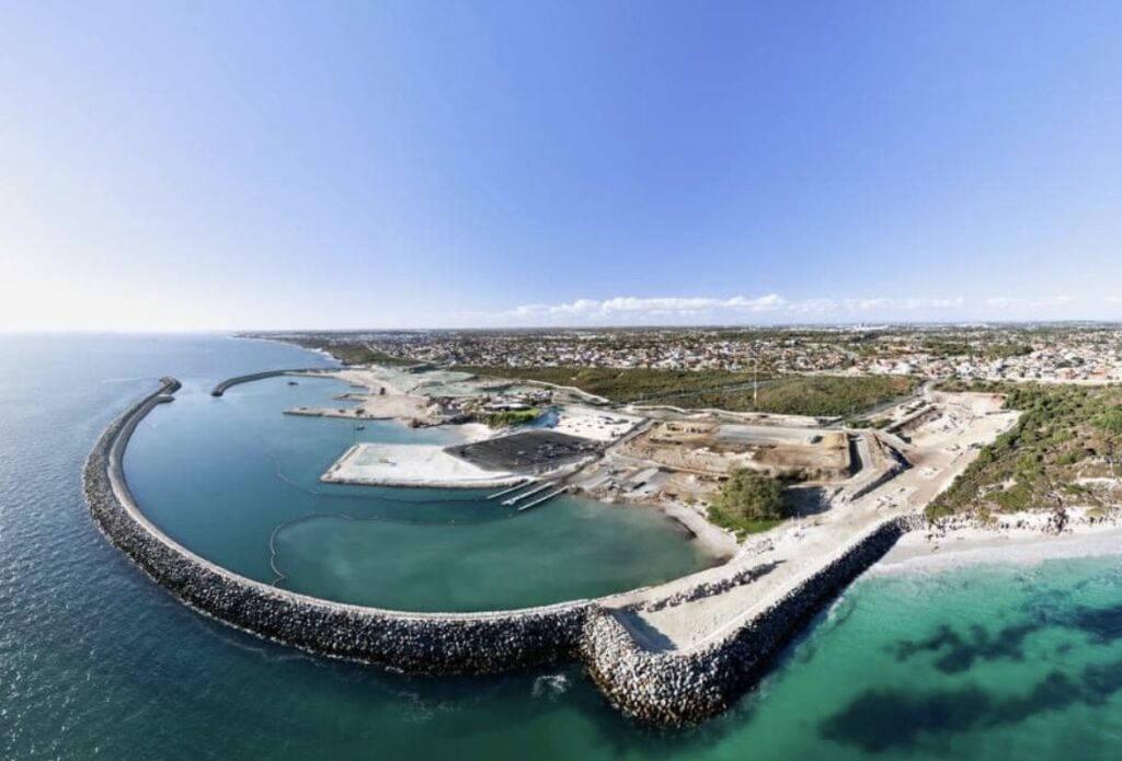 Ocean Reef Marina Breakwaters competing for the 2024 WA Earth Awards ...