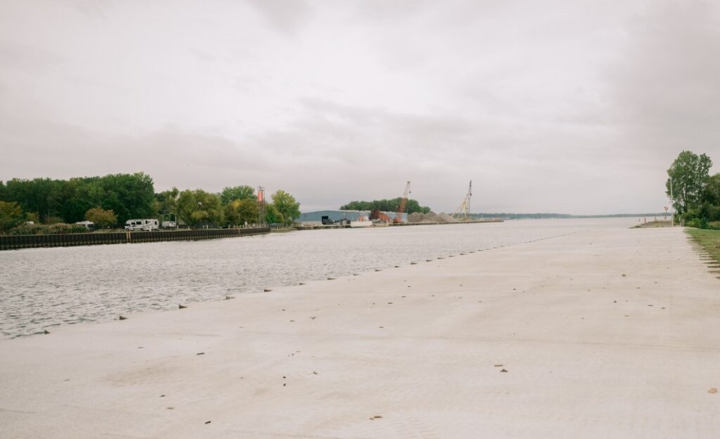 Construction work at Erie North Pier hits important milestone ...
