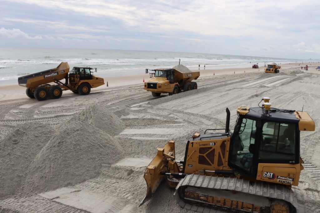 Volusia County beach restoration project in full swing - Dredging Today