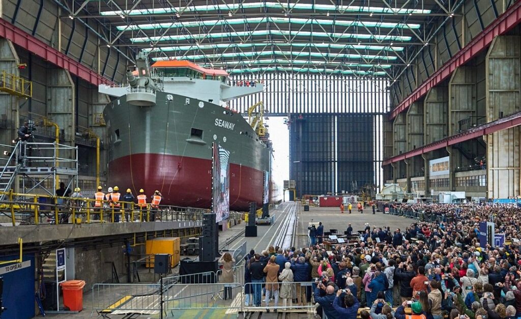 EXCLUSIVE: Boskalis' new mega TSHD hits the water - Dredging Today